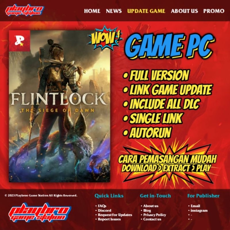 Jual Flintlock the Siege of Dawn - Game PC/Laptop (Download to Play Bro ...