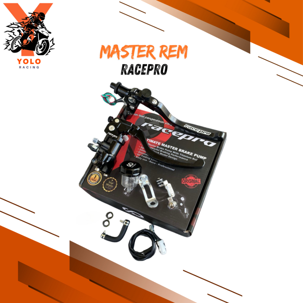 Jual MASTER REM RACEPRO HANDLE KANAN KIRI RACEPRO PEGANGAN REM KANAN ...