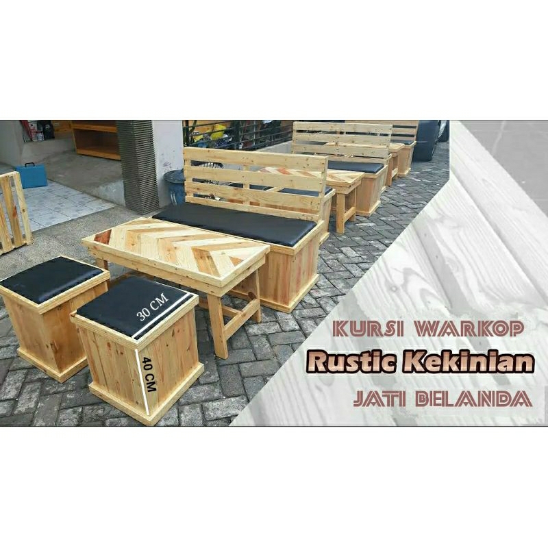 Jual Kursi box / kursi box kayu / kursi warkop / kursi kotak | Shopee ...