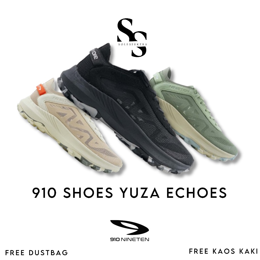 Jual Sepatu 910 Yuza Echoes Original Sepatu Sport Nineten Trail Running ...