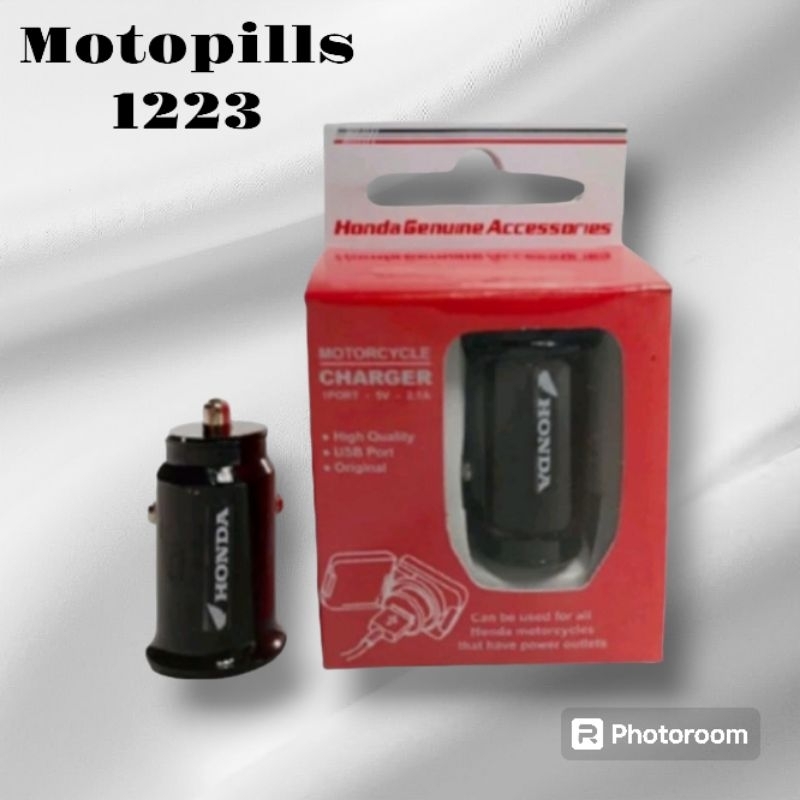 Jual Adaptor USB Charger Original Honda AHM PCX SCOOPY ADV VARIO BEAT ...