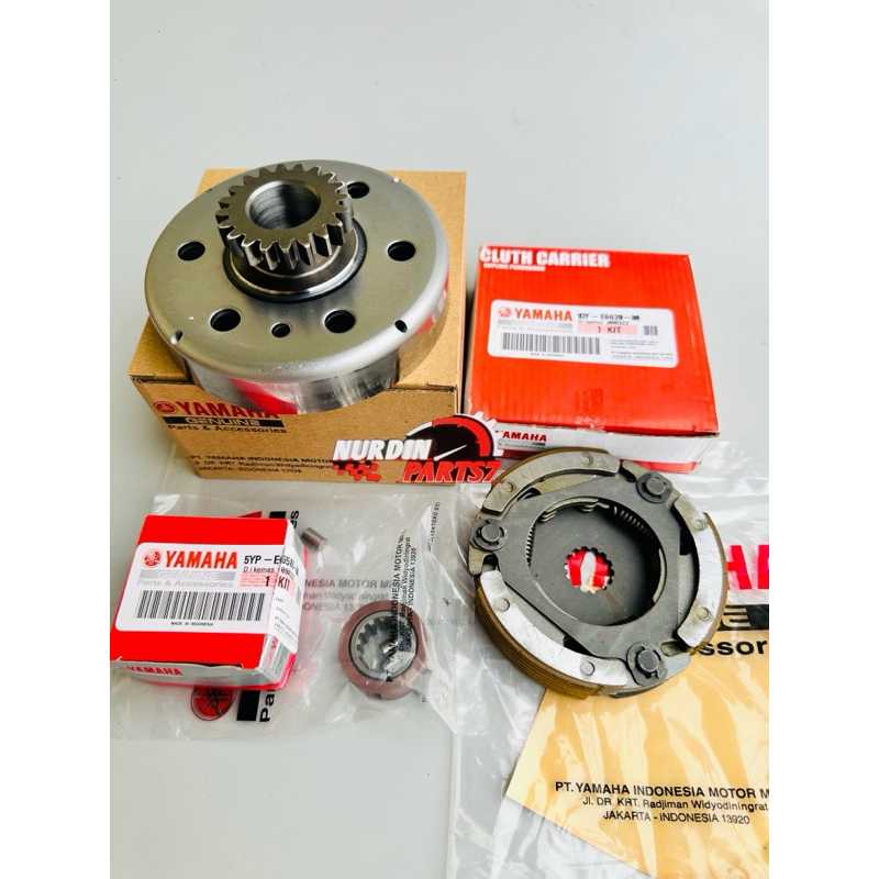 Jual Mangkok 20T + Kampas Ganda Assy + Cage Yamaha Jupiter Z1 Force Fi injeksi 1DY | Shopee ...