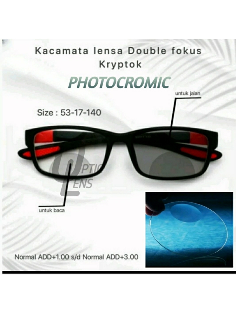 Jual Kacamata Baca dan Jalan KRYPTOK PHOTOCROMIC ( ADA BATAS ) | Shopee ...