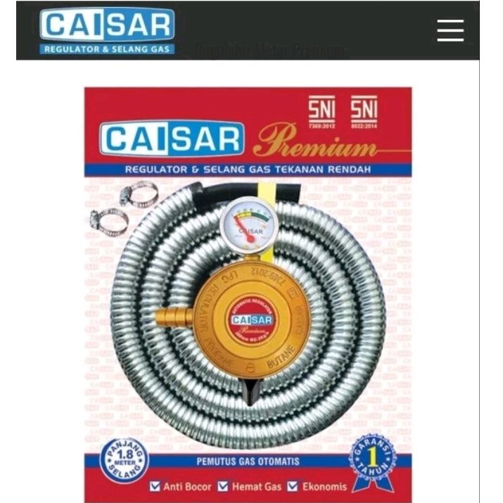 Jual REGULATOR SET / REGULATOR GAS CAISAR PREMIUM ORI TERMURAH | Shopee ...