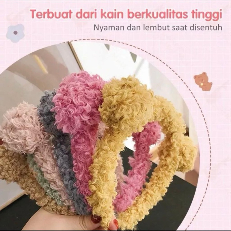 Jual Bando Bulu Bear Bando Beruang Cute Bando Bulu Bando Anak Headband ...