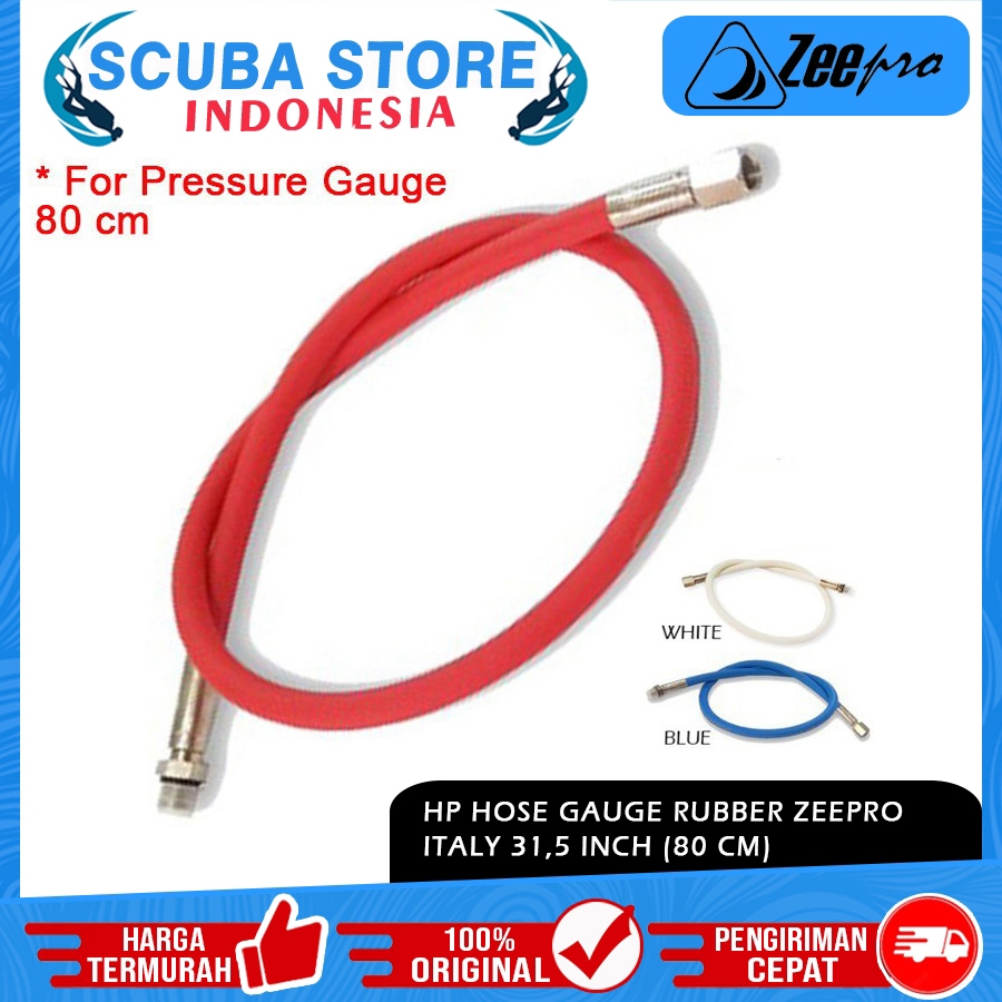 Jual High Pressure Hp Hose Gauge Rubber Zeepro Italy 31,5 Inch 80 Cm ...