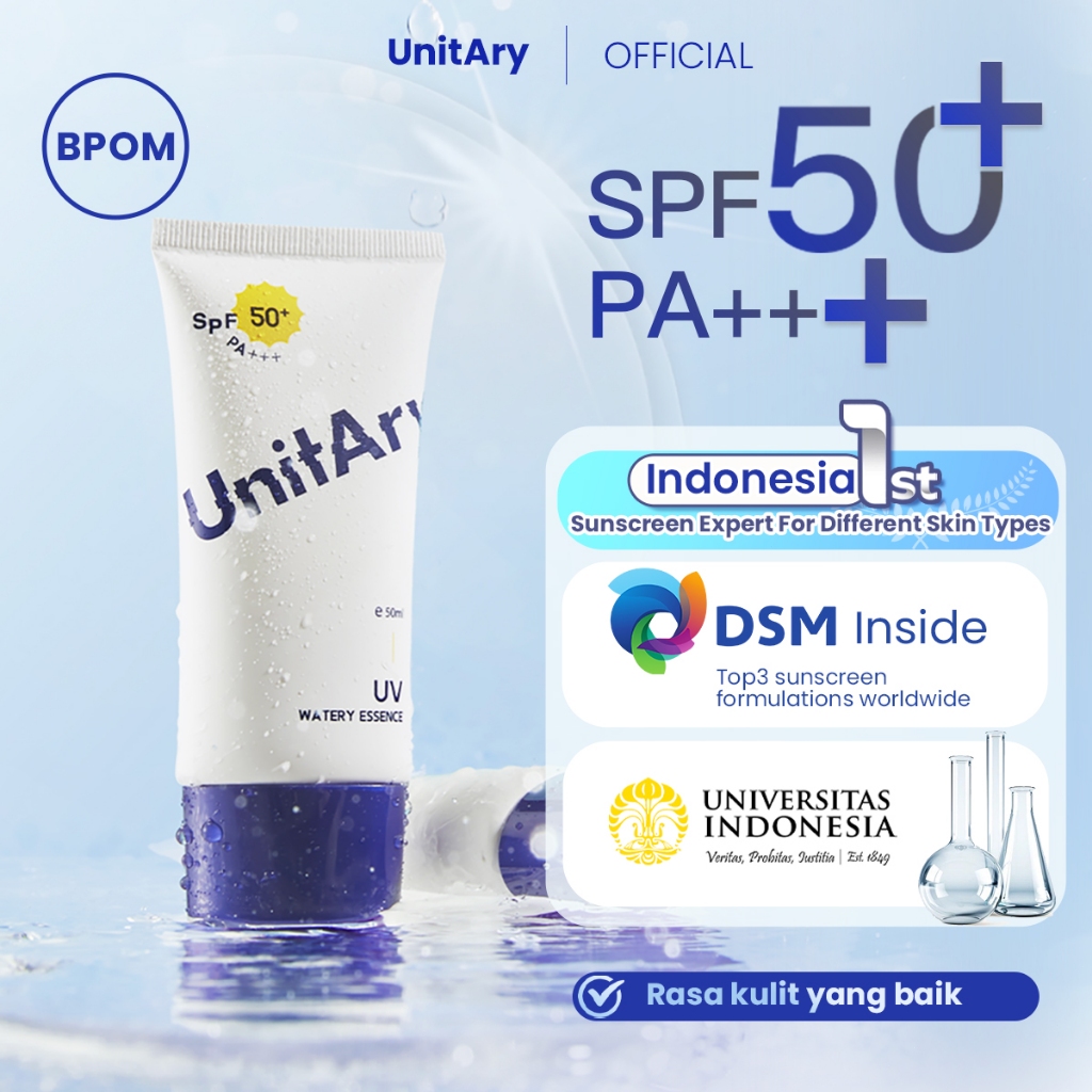 Jual Unitary Watery Essence Oil Control Sunscreen for Oily Skin SPF 50 ...