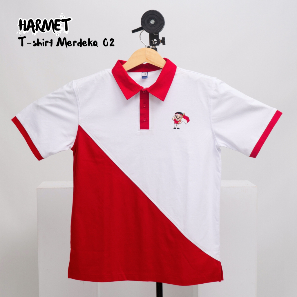 Jual HARMET T-SHIRT MERDEKA 02 limited edition Nyaman | Shopee Indonesia