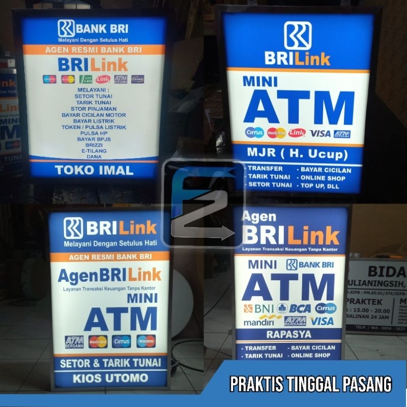 Jual NEON BOX MINI ATM 2 SISI - BISA CUSTOM NAMA TOKO/ CUSTOM DESAIN ...