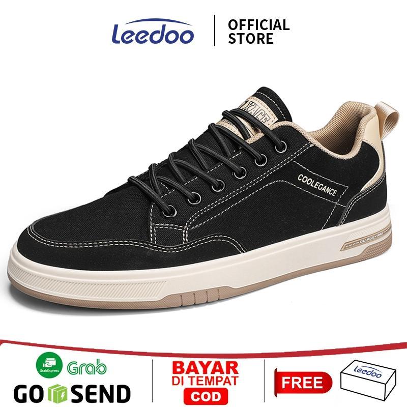 Jual Leedoo Sepatu Sneakers Pria Kekinian Kerja Kuliah Casual Original Tali Formal Shoes MC482 ...