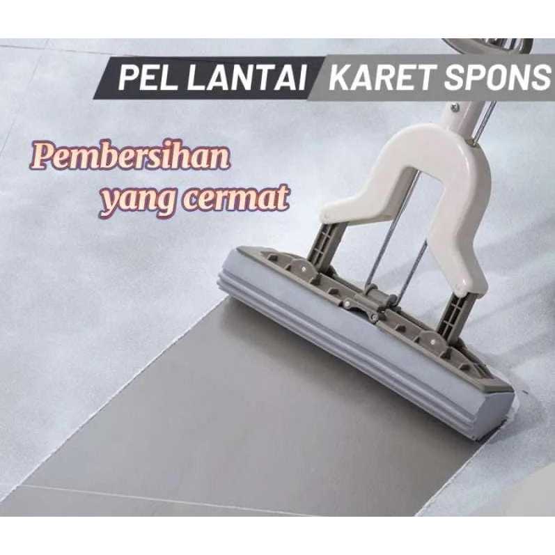 Jual # HJ # ALAT PEL OTOMATIS PEMBERSIH LANTAI KARET SPONS CLEANING MOP ...