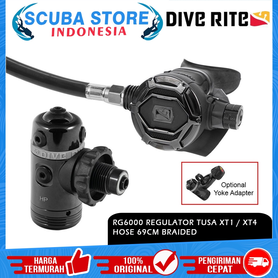 Jual RG6000 Regulator Diverite 1st Stage XT1 Diaphragm 2nd Stage XT4 ...