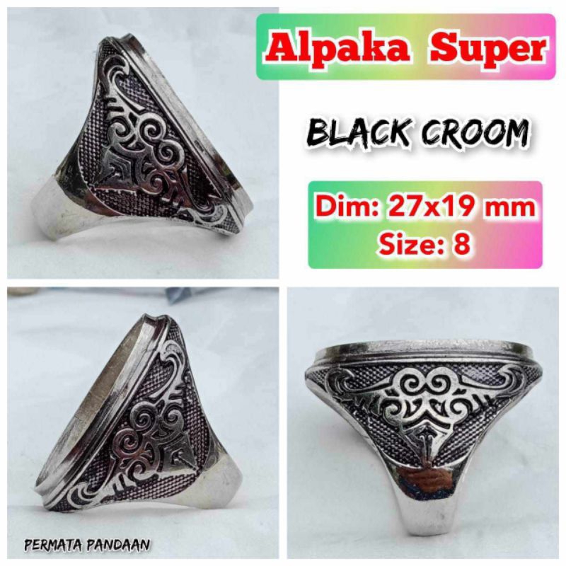 Jual Emban Batu Akik Dan Permata Alpaka Super Alpaka Bakar.40 | Shopee ...