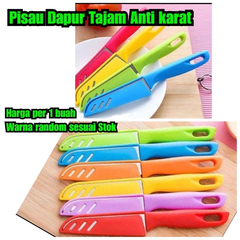 Jual Pisau dapur tajam alat potong buah dan sayur pisau anti karat ...