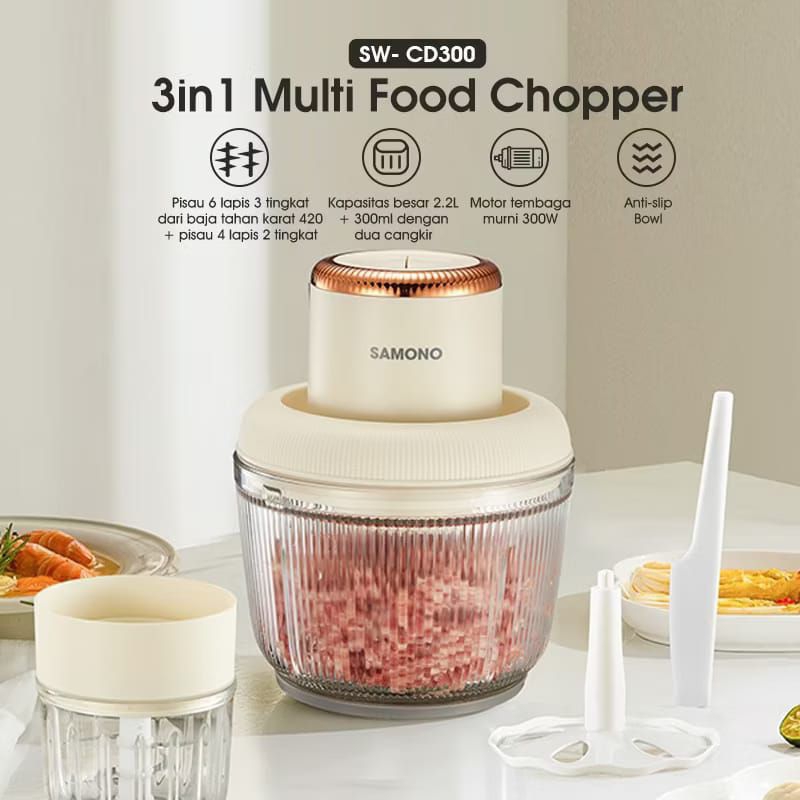 Jual SAMONO - CHOPPER PENGGILING PENGHALUS DAGING 2 IN 1 MULTIFUNGSI ...