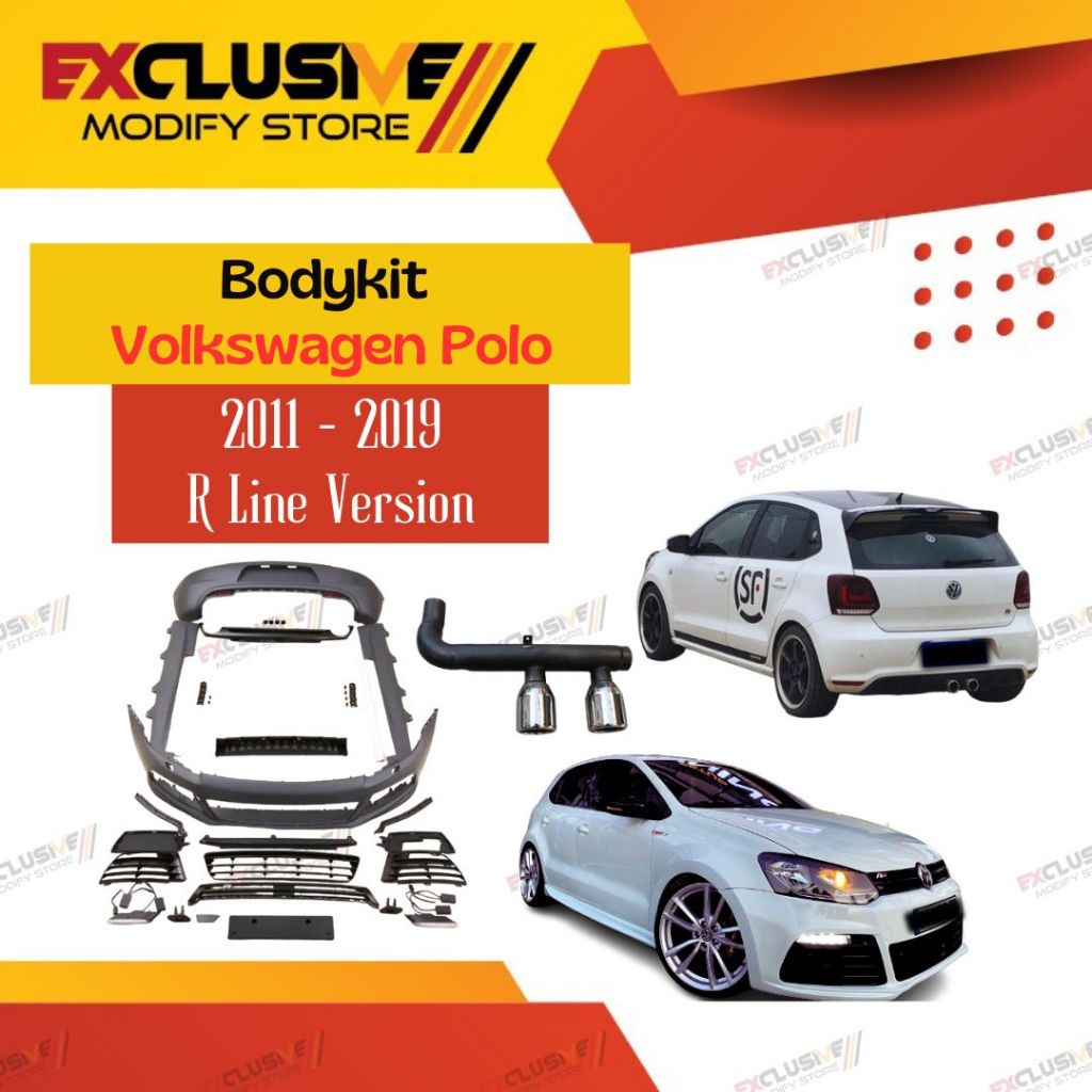 Jual VOLKSWAGEN POLO (2011 - 2019) BODYKIT UPGRADE R LINE POLO R20 ...