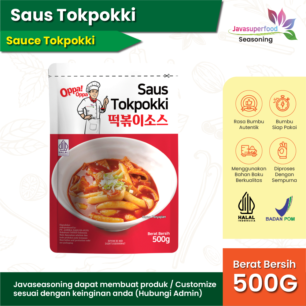 Jual Bumbu Saus Tokpoki topoki toppoki Tteokbokki tokpokki Odeng Fish ...