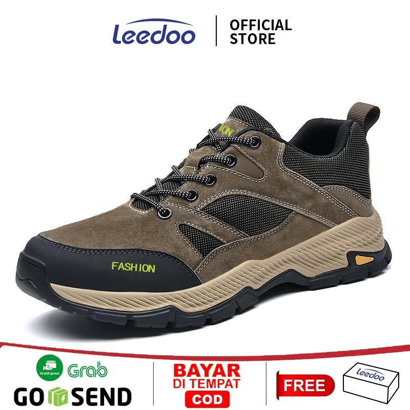 Jual Leedoo Sepatu Gunung Hiking Pria Sepatu Olahraga Outdoor Casual ...