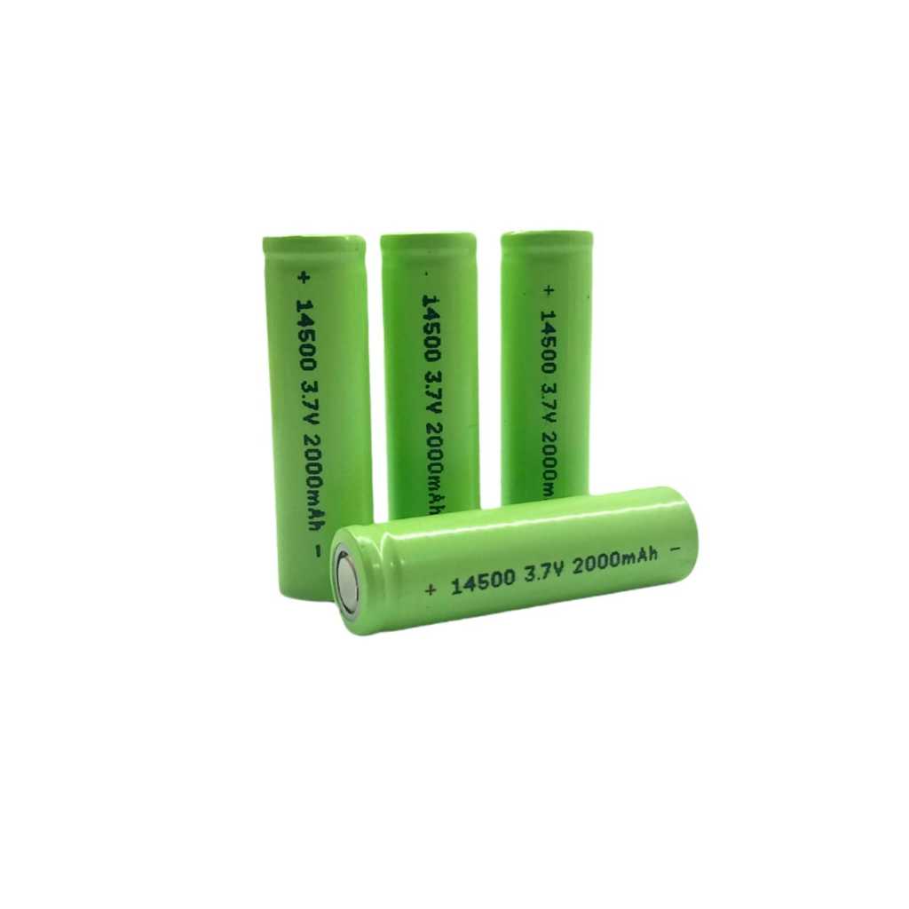 Jual Baterai 14500 Li-ION 3.7V - 2000mAh Paket 4 Buah | Shopee Indonesia