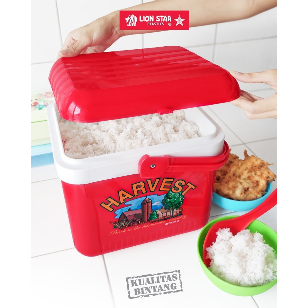 Jual Lion Star Square Ice Box Thermos Termos Nasi Ice Bucket Rice Es ...