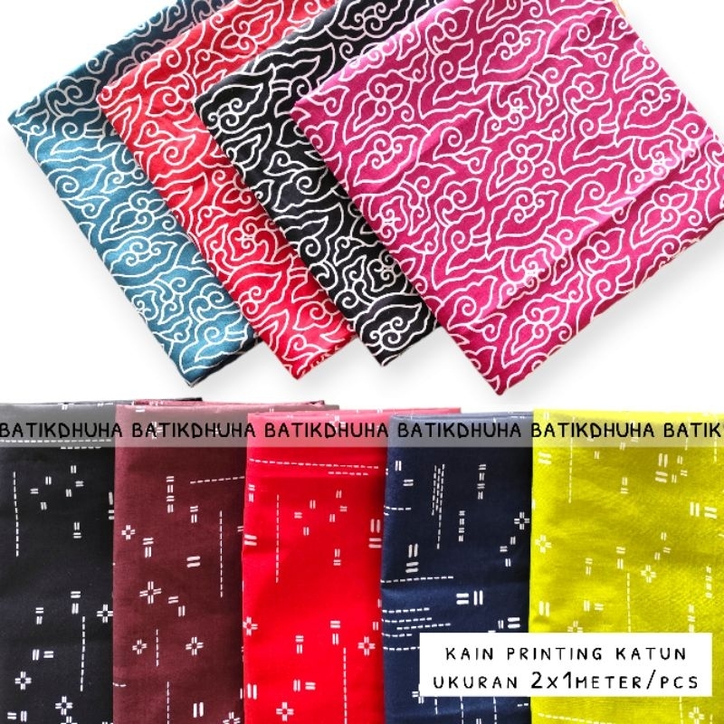 Jual Kain batik Estetik Unik / kain batik simpel / batik mega mendung ...