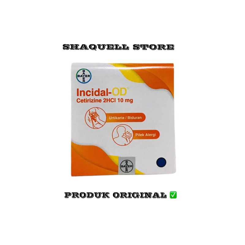 Jual Incidal OD 1 Strip Isi 4 Kapsul | Shopee Indonesia
