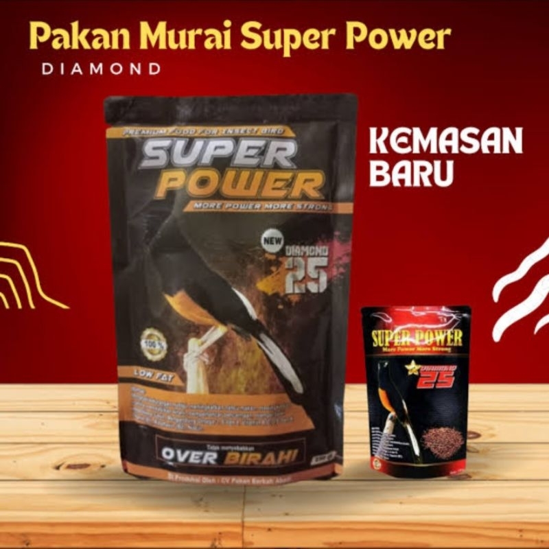 Jual Voer Burung SUPER POWER DIAMOND Makanan Premium Untuk Murai dan ...