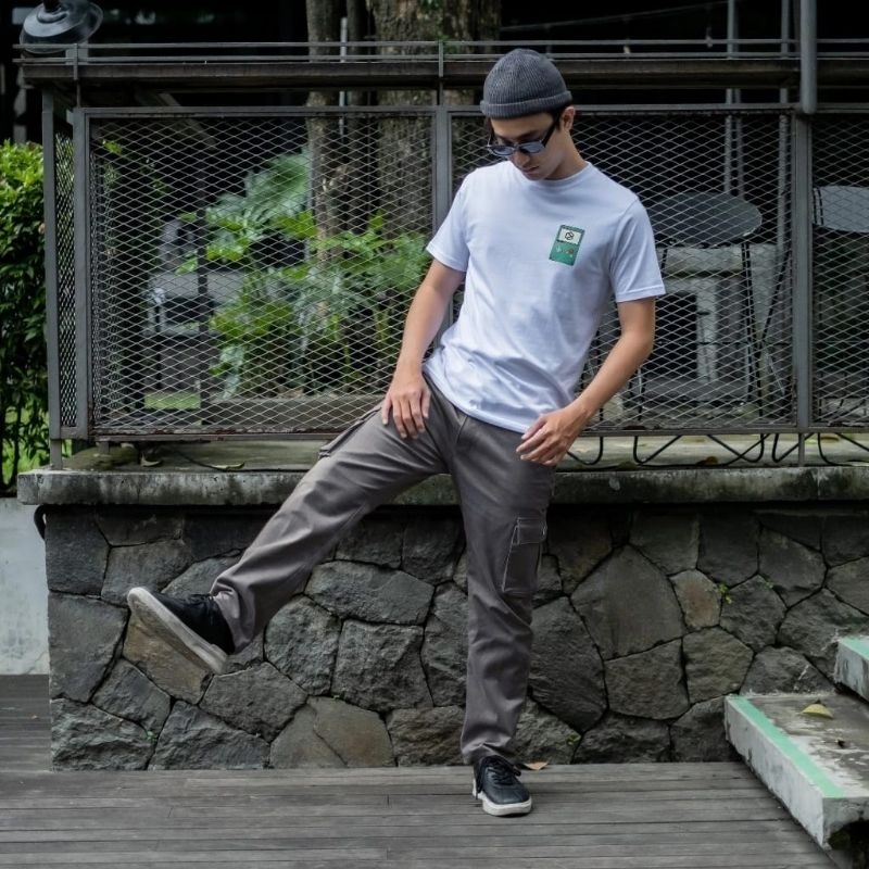 Jual BAPIN - Cargo Panjang Pria Original Grey | Shopee Indonesia