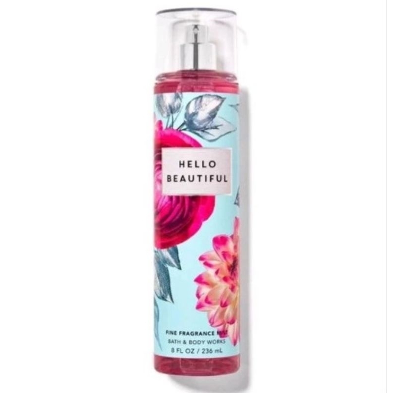 Jual bbw hello beautiful fine fragrance mist 236 ml | Shopee Indonesia