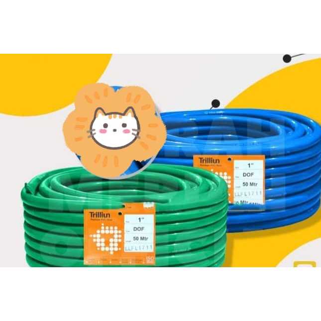 Jual SELANG AIR SNI TRILIUN 1 INCH DOF PER ROLL PANJANG 50 METER FULL/SELANG TAMAN/SELANG CUCI ...