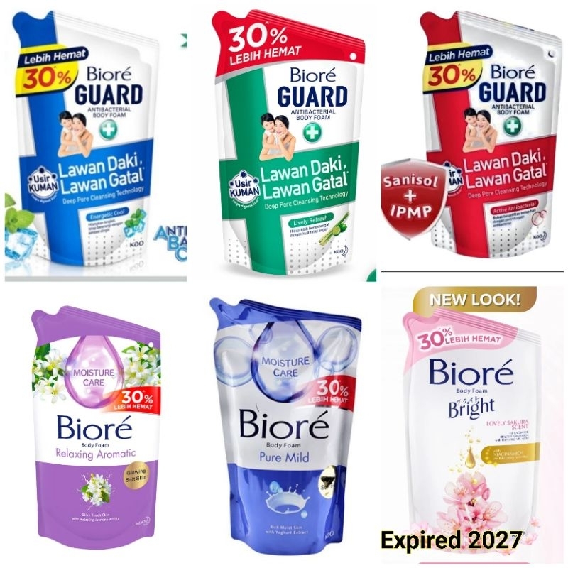 Jual Biore Sabun mandi, Biore Pure Mild,Biore Guard Antibacterial,Biore ...