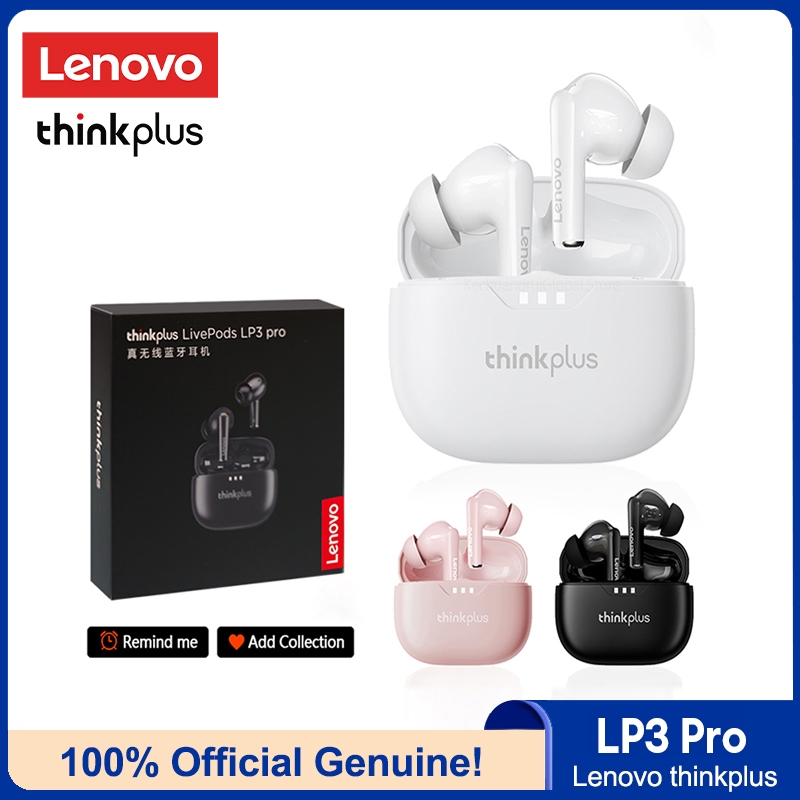 Jual Lenovo Thinkplus New LP3 PRO TWS Earphone Bluetooth 5.2 Music Headset HD Call Noise ...