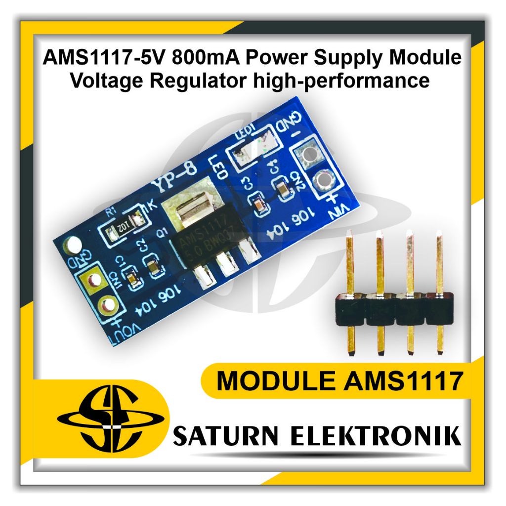 Jual AMS1117 5V 1A DC DC Regulator Step Down Power Supply Module ...