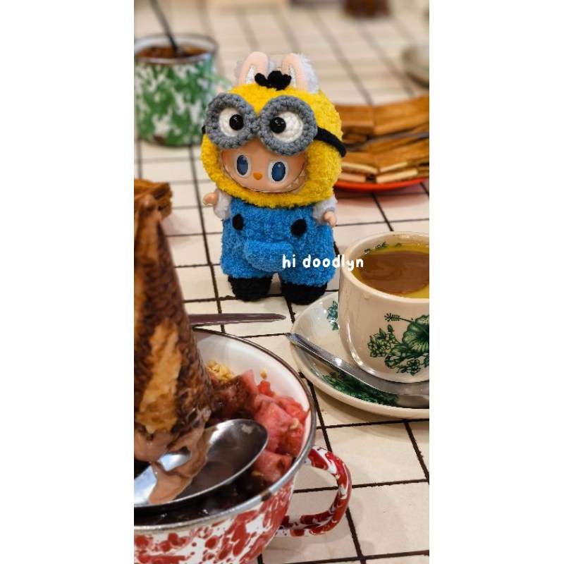 Jual [REAL PIC] Baju LABUBU MACARON MINION fast po. labubu costum ...