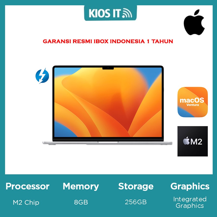Jual Apple MacBook Air 15 M2 Chip 256GB SSD 8GB IPS Mac | Shopee Indonesia