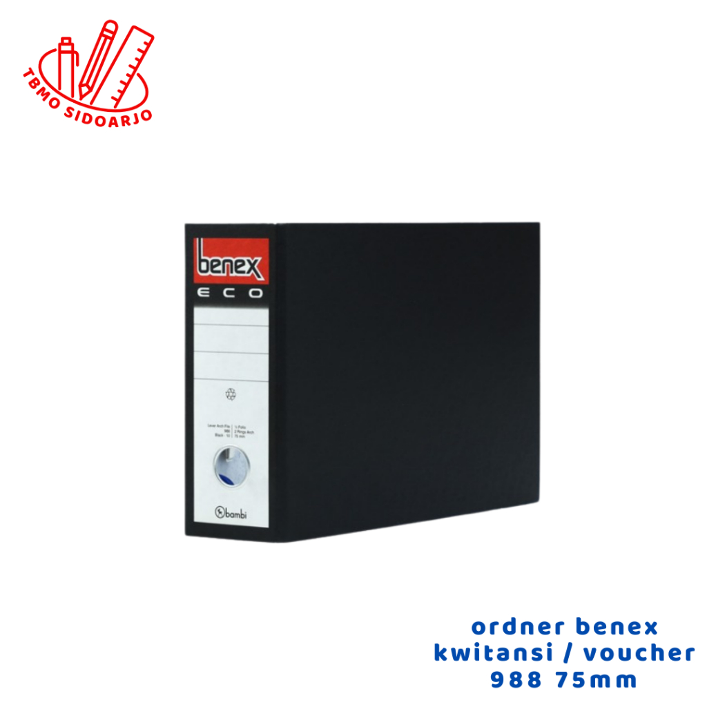 Jual TBMO Ordner Benex Eco Kwitansi / Voucher 988-10 75mm | Shopee ...