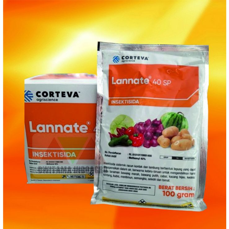 Jual Insektisida lannate SP orange kemasan 100gram | Shopee Indonesia