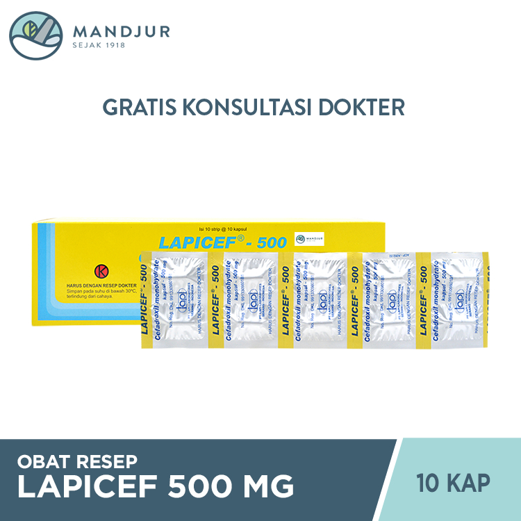 Jual Lapicef 500 mg 10 Kapsul | Shopee Indonesia