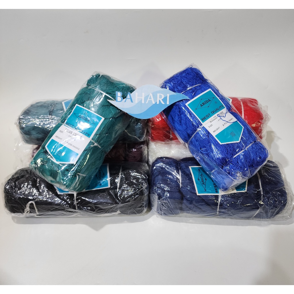 Jual Benang NILON Arida ukuran 110/2, 110/3, 210/6, 210/9, 210/12, 210/ ...
