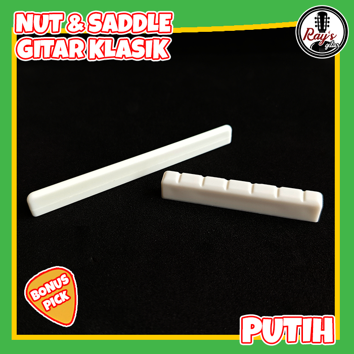 Jual Saddle Bridge dan Nut Gitar Classic Senar Nylon High Quality ...