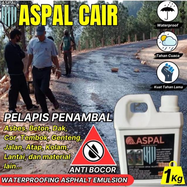 Jual Asphal Emulsi Anti Tembus Aspal Cair Anti Bocor Pelapis Penambal ...
