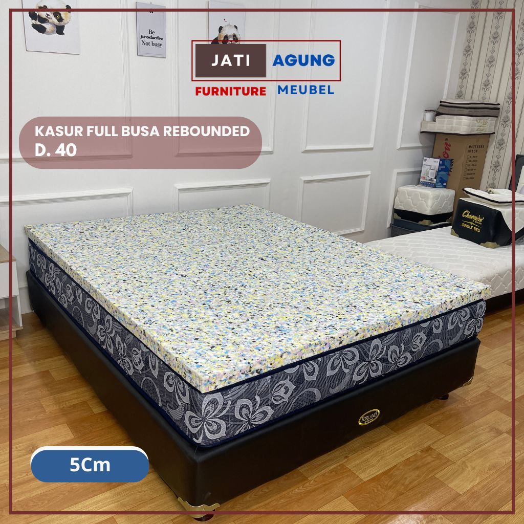 Jual Rebounded Full Foam Density Tinggi 45 Tebal 2/3/4/5/6 Cm - Matras ...