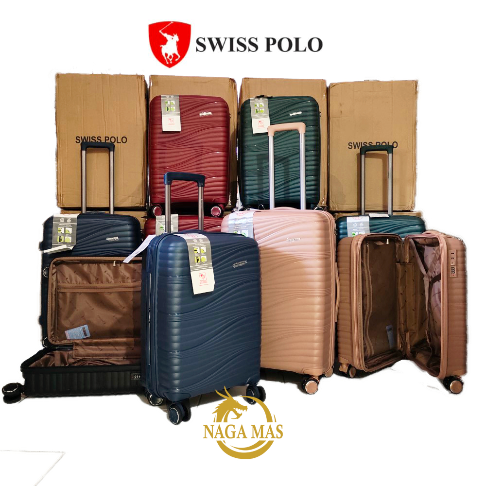 Jual Koper Fiber SWISS POLO 98009-14 Ukuran 20 inch bisa masuk kabin ...