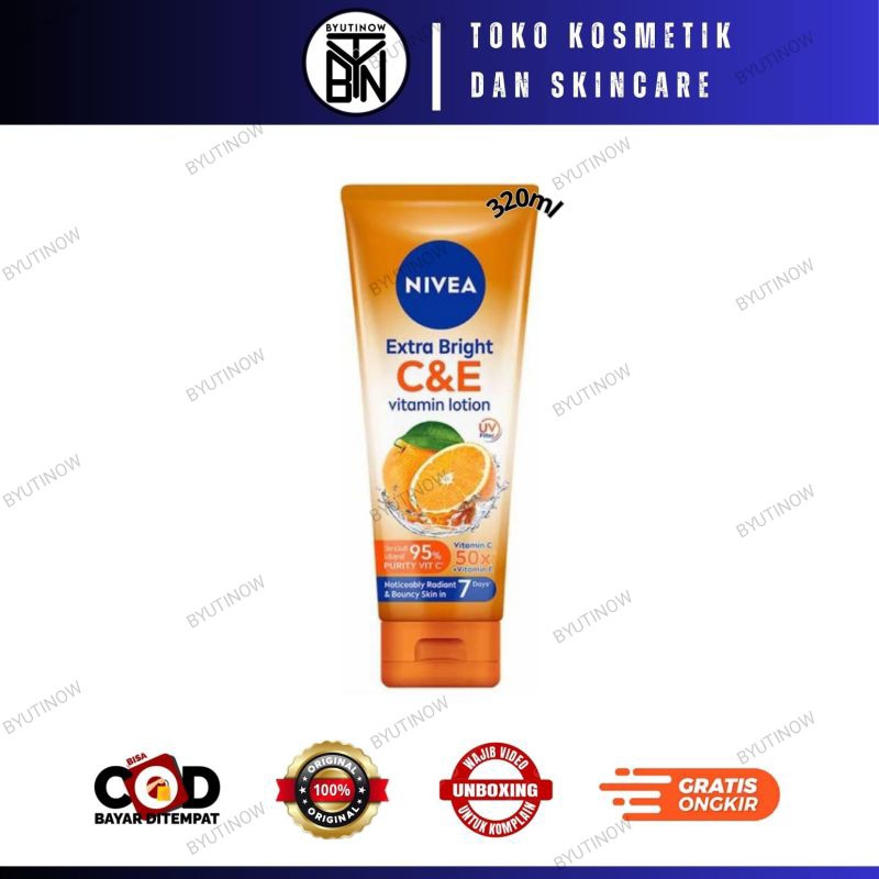 Jual Nivea Extra Bright C&E Vitamin C 50x Body Lotion 320ml - 1PCS | Shopee Indonesia