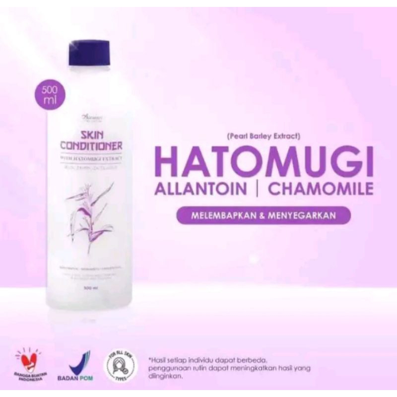 Jual HATOMUGI Skin Conditioner 500ml ORIGINAL | Shopee Indonesia