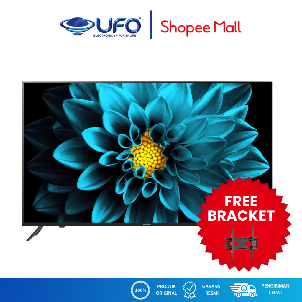 Jual Sharp 75 Inch Android TV LED 4K UHD 4TC75EK2X | Shopee Indonesia