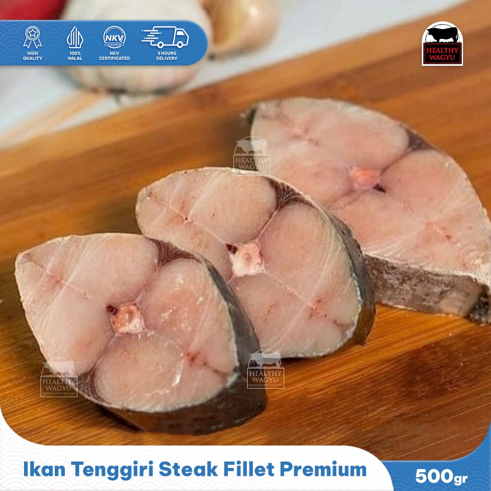Jual Ikan Tenggiri Steak Fillet Premium Quality 500gr Healthy Wagyu ...
