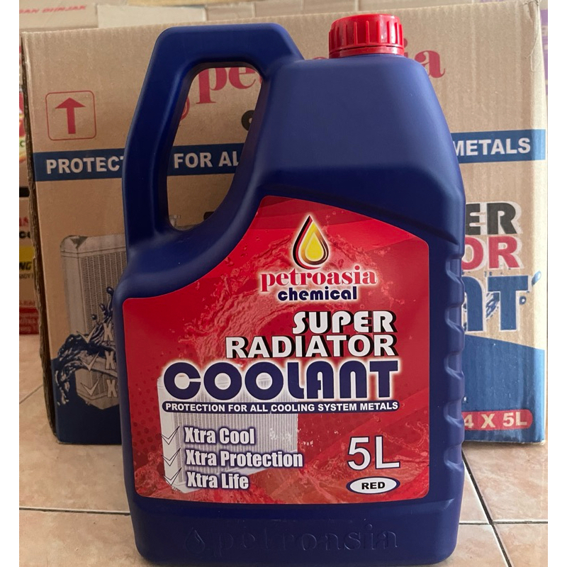 Jual Petroasia Super Radiator Coolant 5L RED ( Cairan Radiator ...