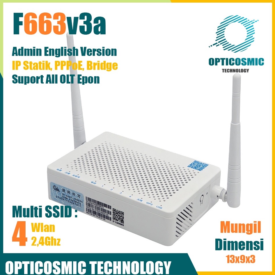 Jual Modem ZTE F663 XPON ONT ZTE F663NV3a Suport EPON GPON KODE S4M3 | Shopee Indonesia