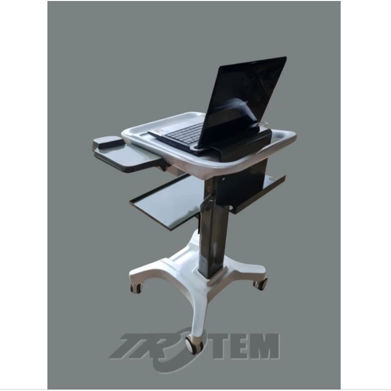 Jual TROLLEY LAPTOP 14" INCH dengan LACI dan TRAY | Shopee Indonesia